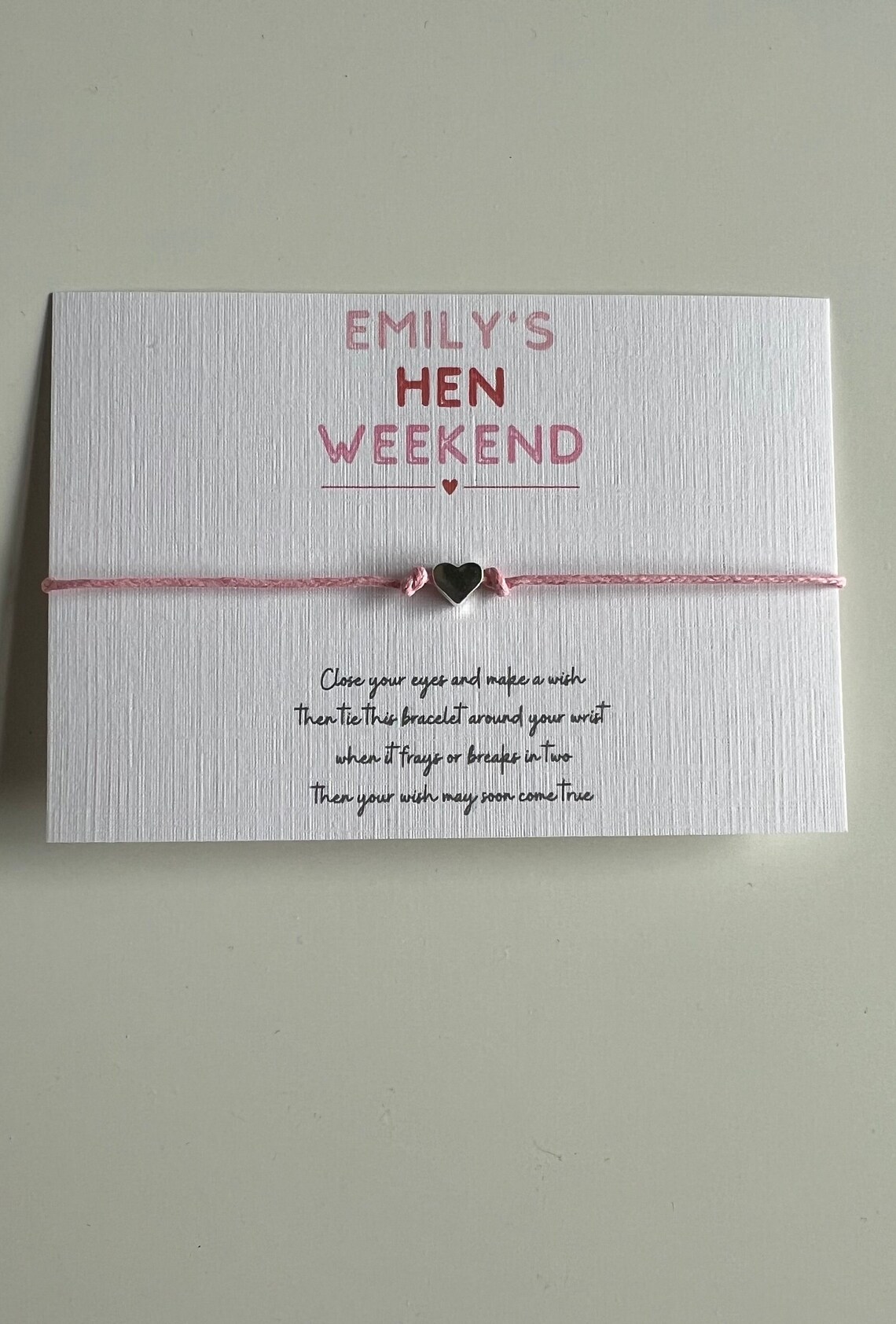 Hen Party Bracelet, Personalised Hen Weekend Gifts, Hen Party Bag ...