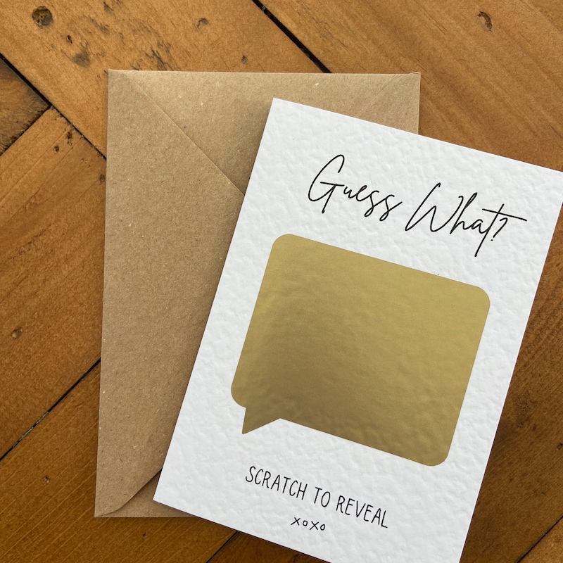 Reveal Scratch Card - Etsy UK