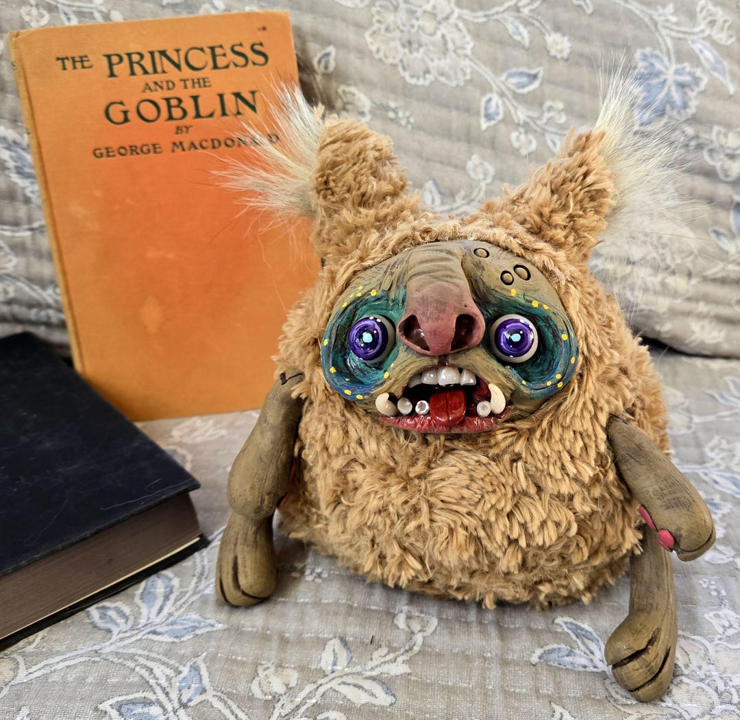 Peeta the Poof-a-loof - Sculpture Plush Art - Etsy