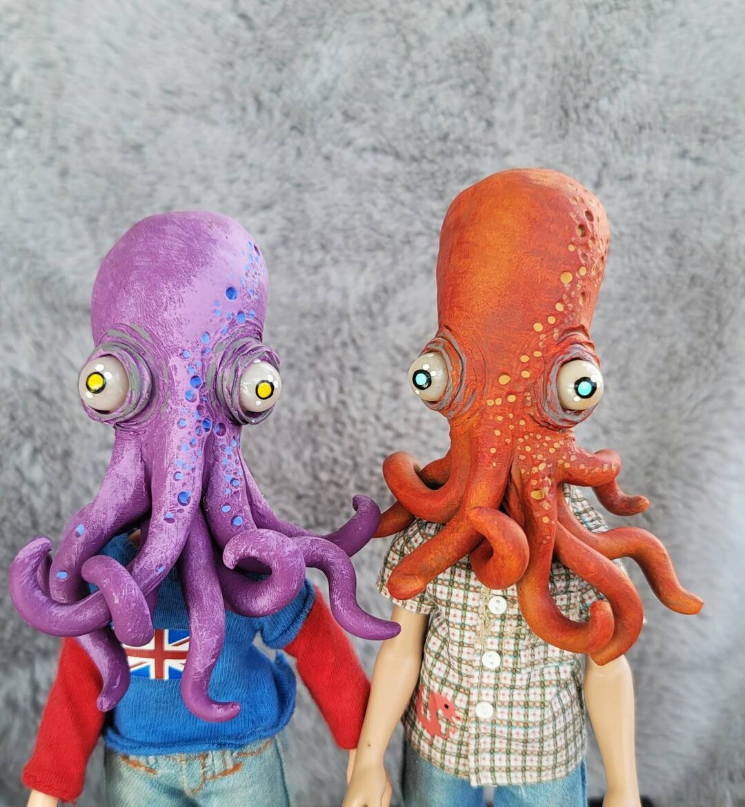 Octopus Mutant Teenagers OCTOTEENS 10.5 Doll Sculpture - Etsy
