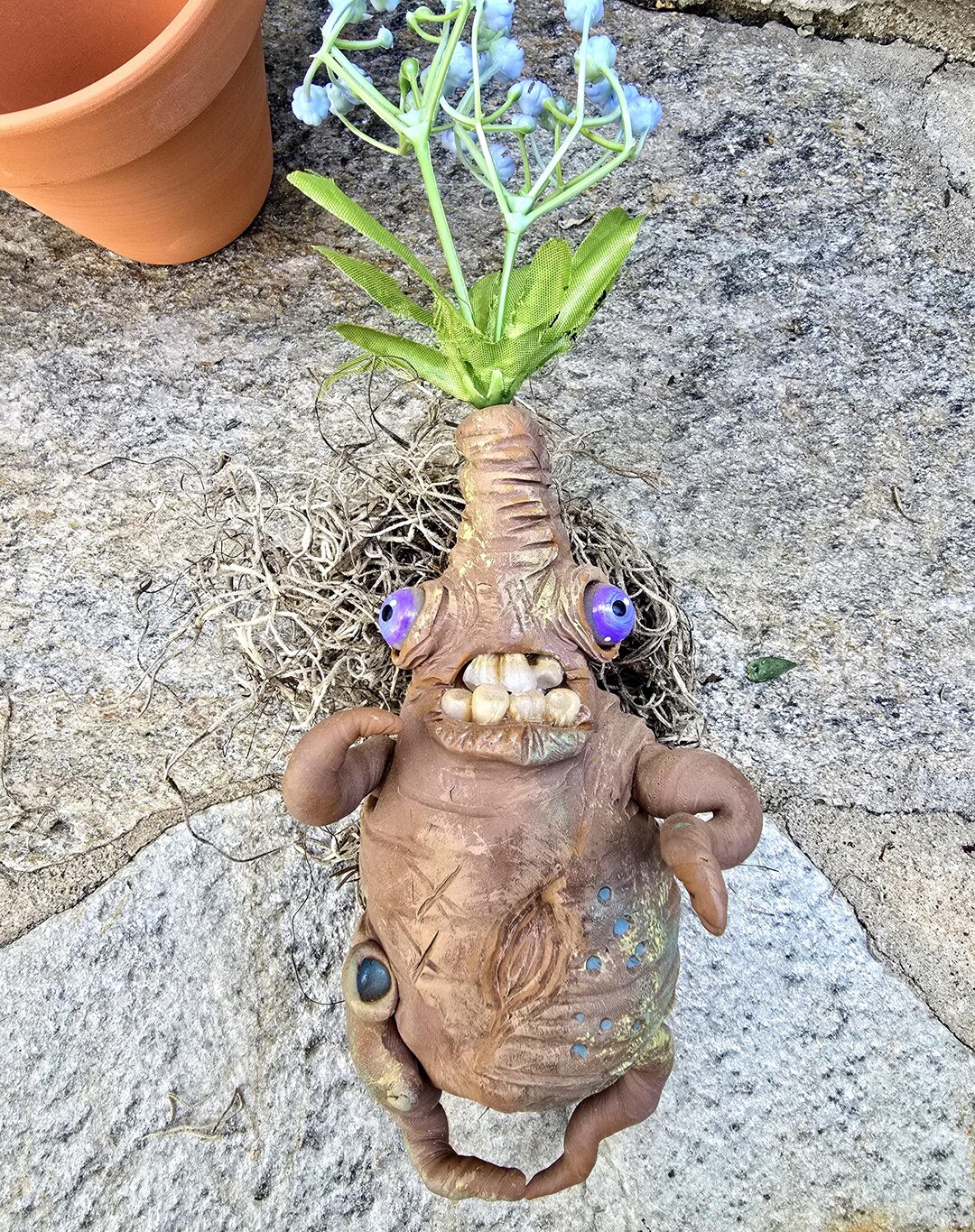 Mandrake (full Body With Legs)- Art Sculpture - Etsy