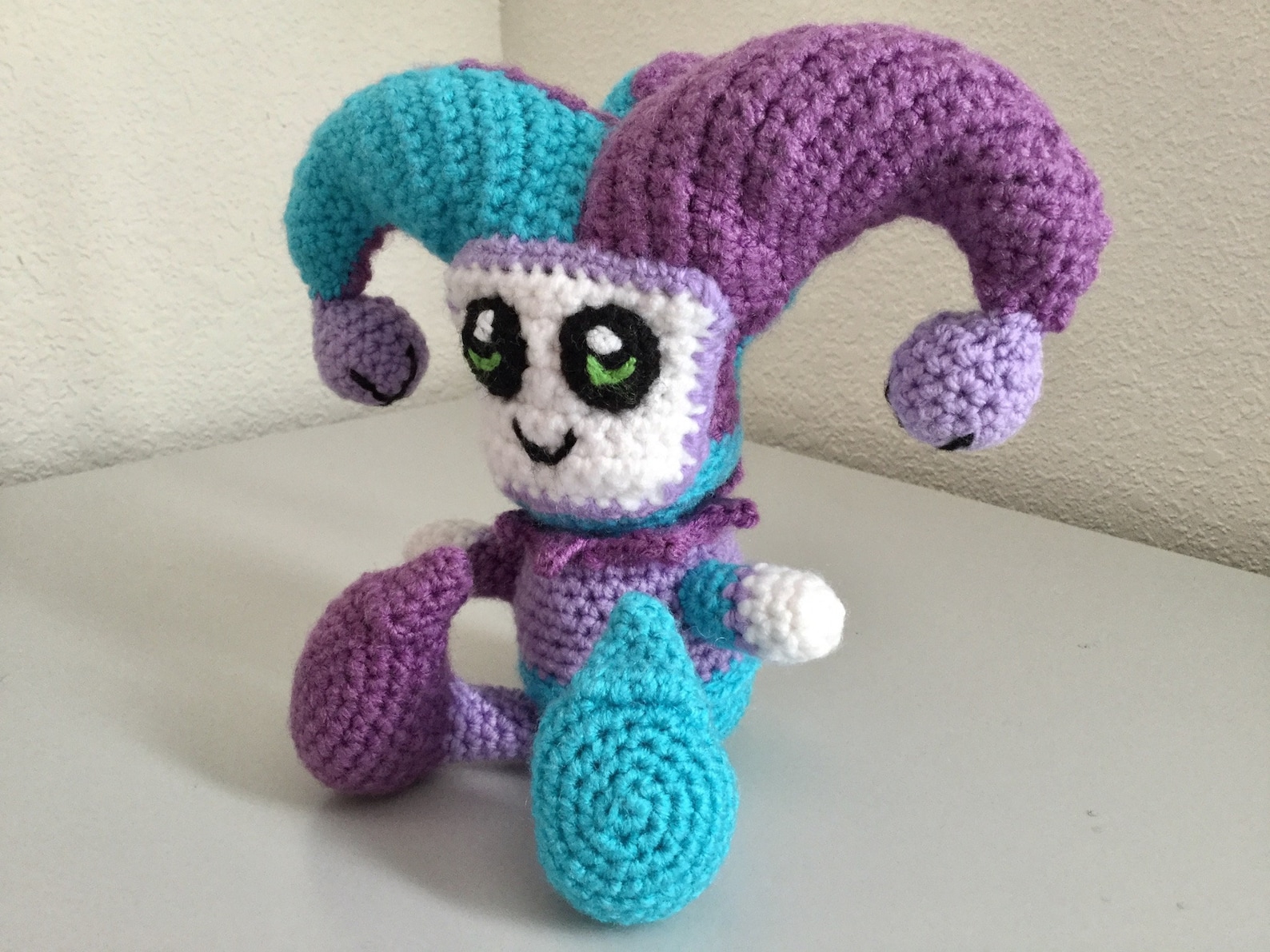 Jester Pattern Crochet Clown Amigurumi Doll Pattern Photo | Etsy