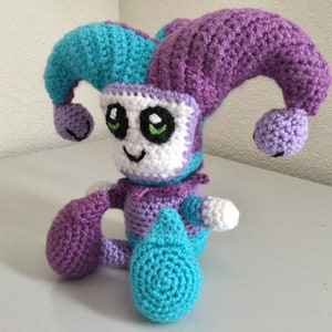Jester Pattern - Crochet Clown Amigurumi Doll Pattern Photo Tutorial ...