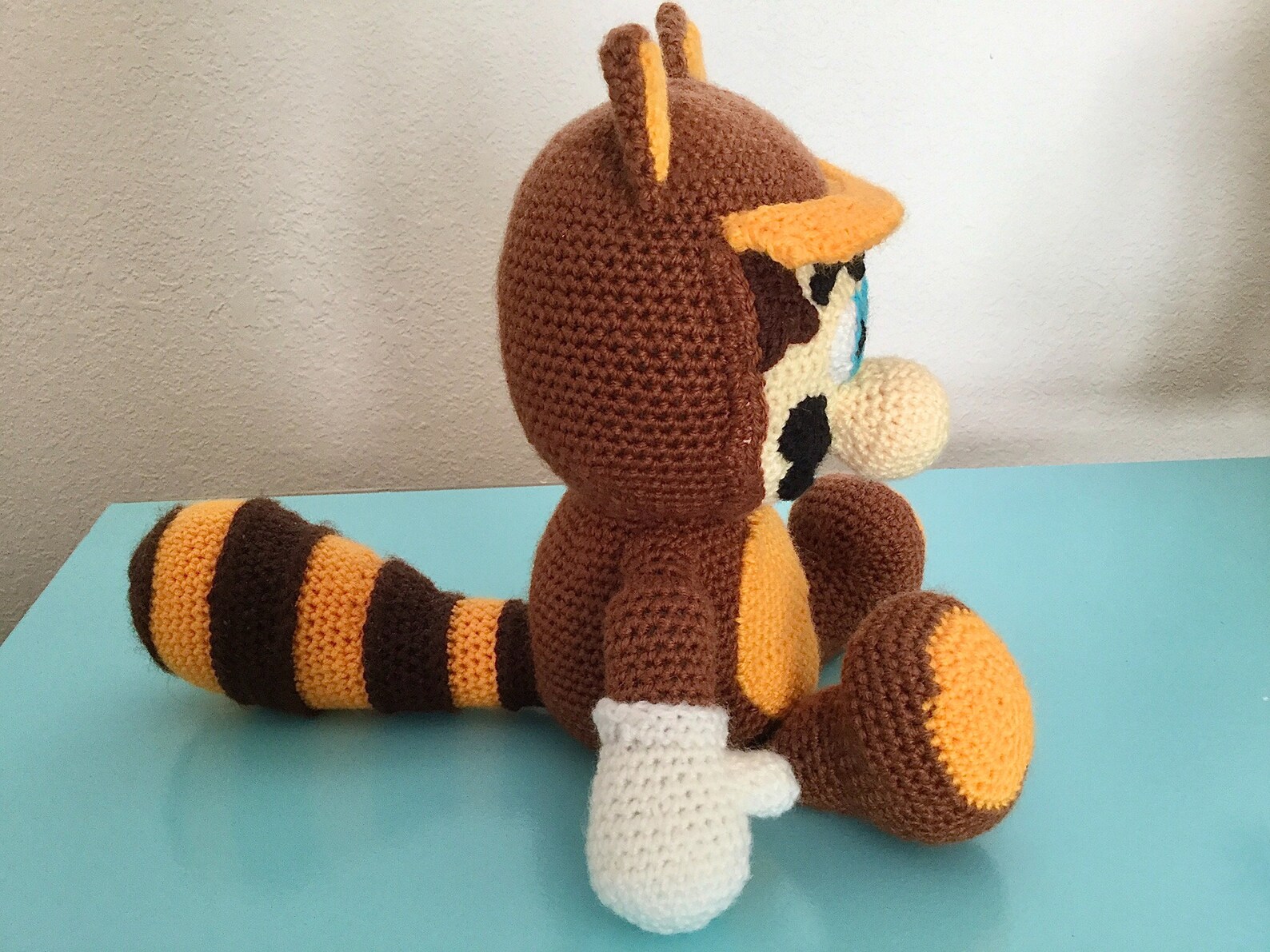 Tanuki Plumber Pattern - Crochet Raccoon Amigurumi Pattern - Woodland ...