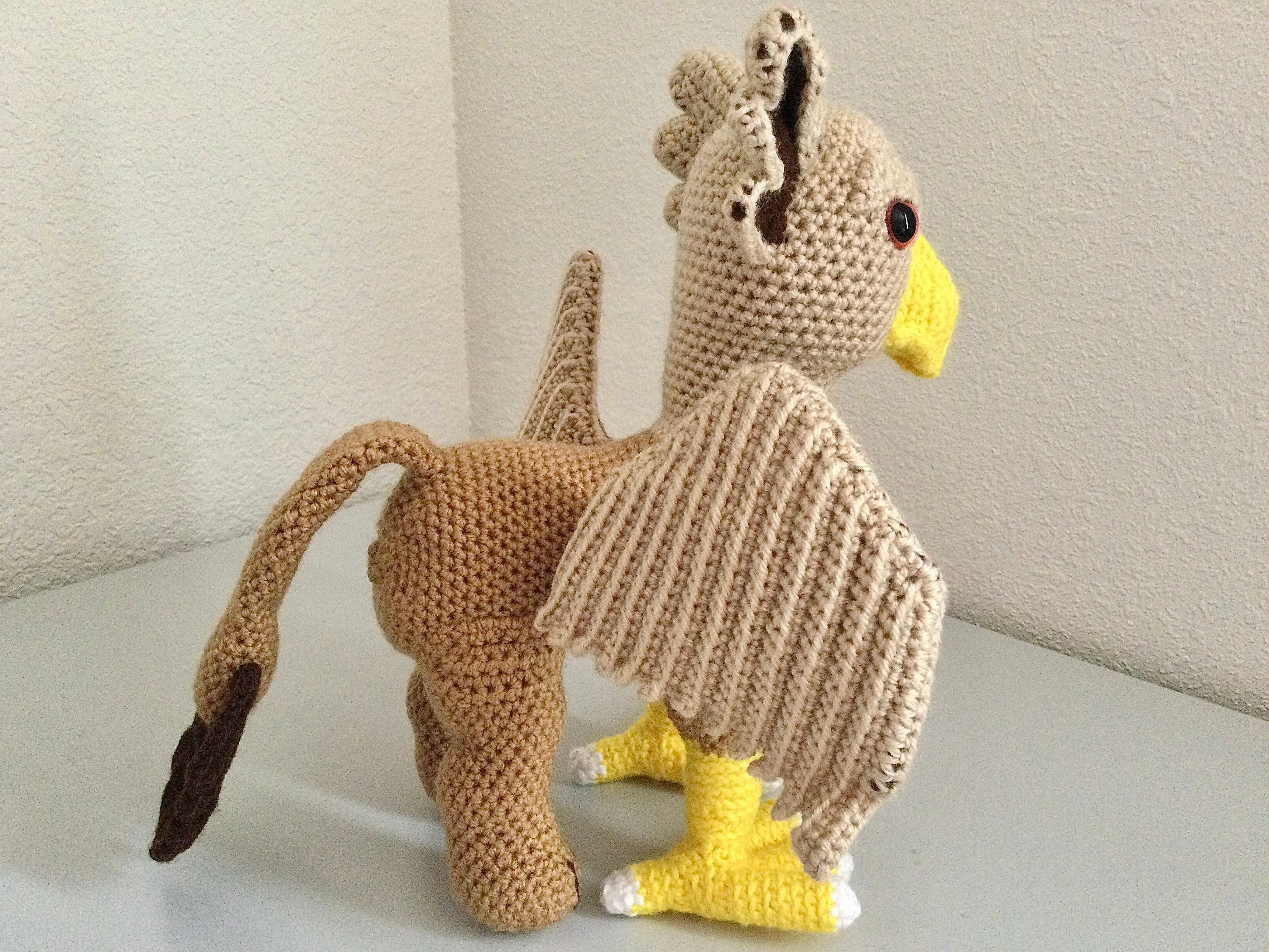 Griffin pattern crochet gryphon amigurumi doll pattern photo | Etsy