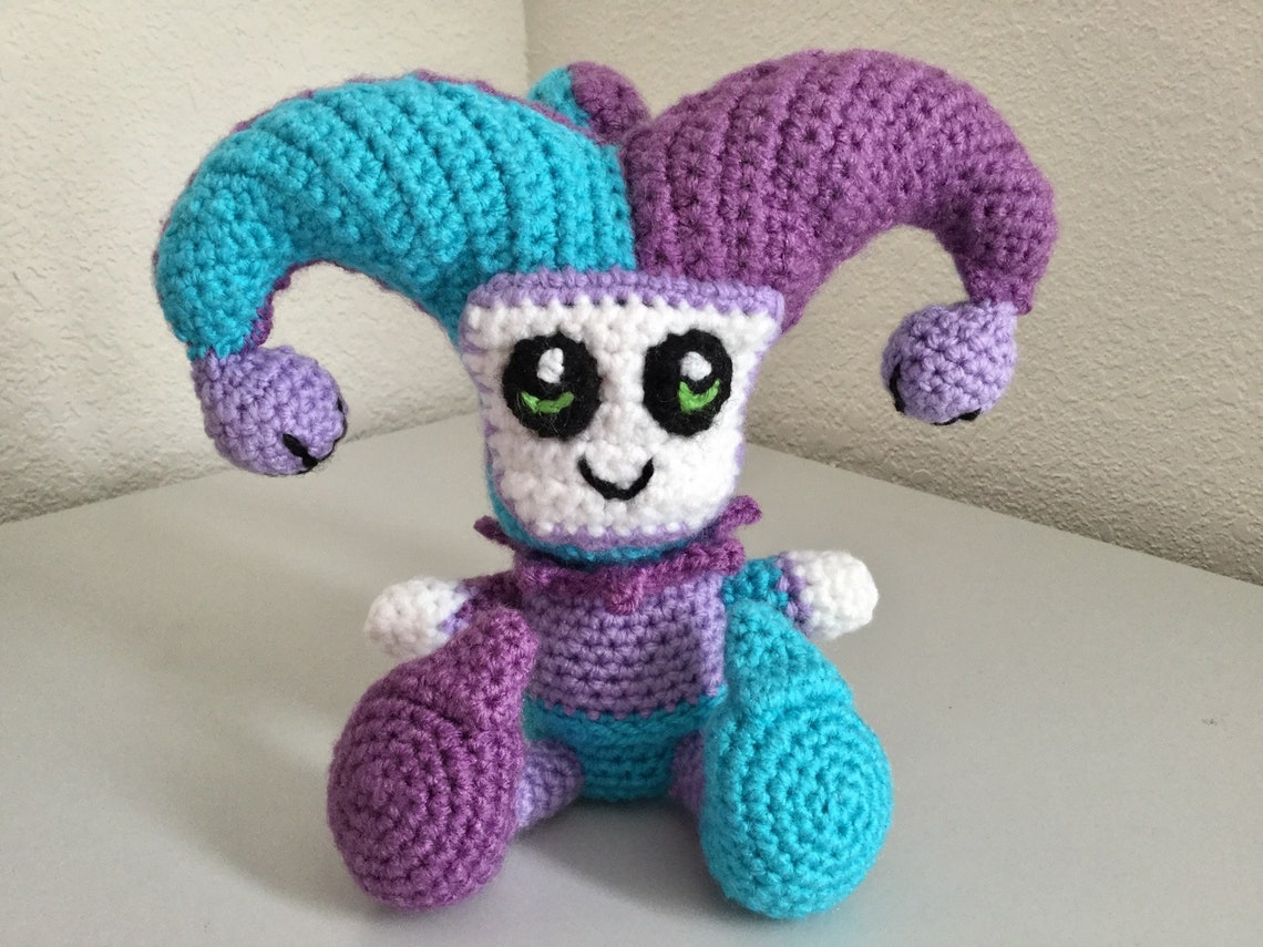 Jester Pattern Crochet Clown Amigurumi Doll Pattern Photo | Etsy