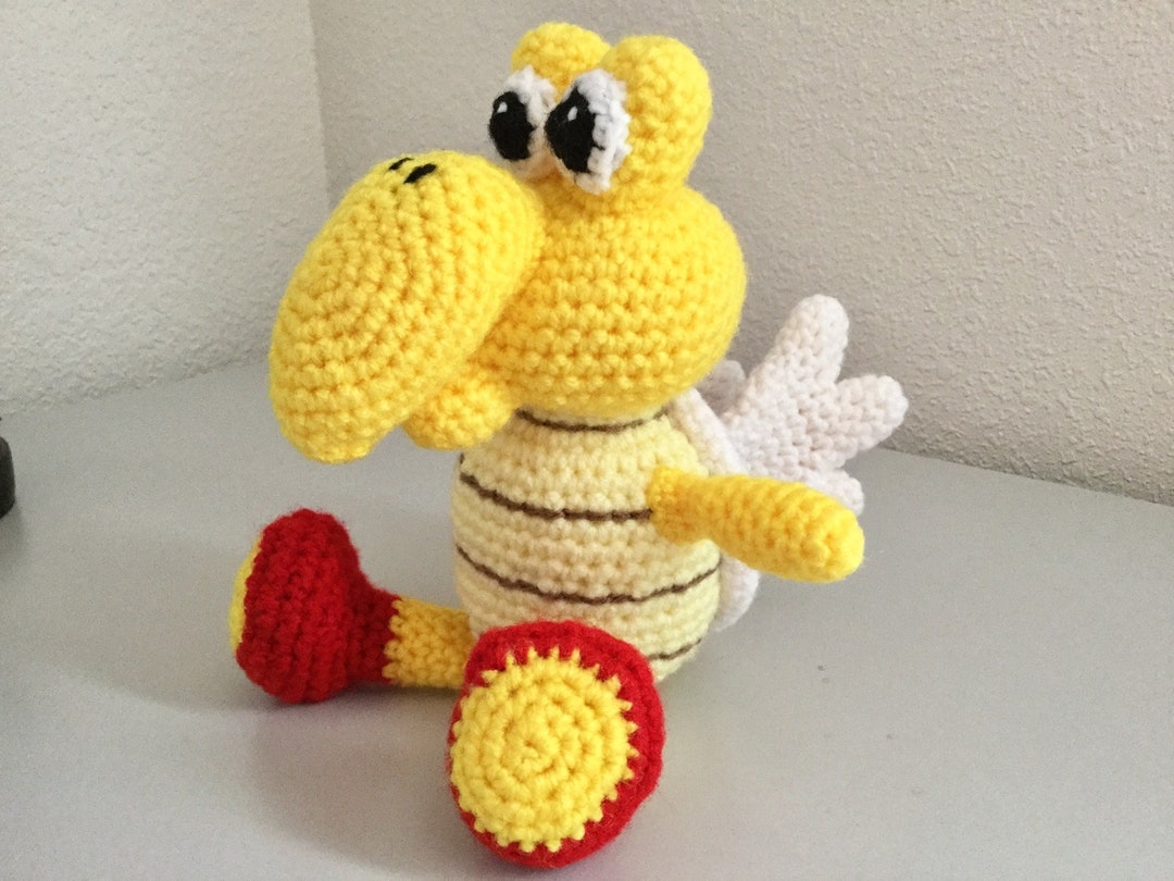 Derpy Turtle Amigurumi Pattern, Crochet Tortoise With Wings Pattern ...