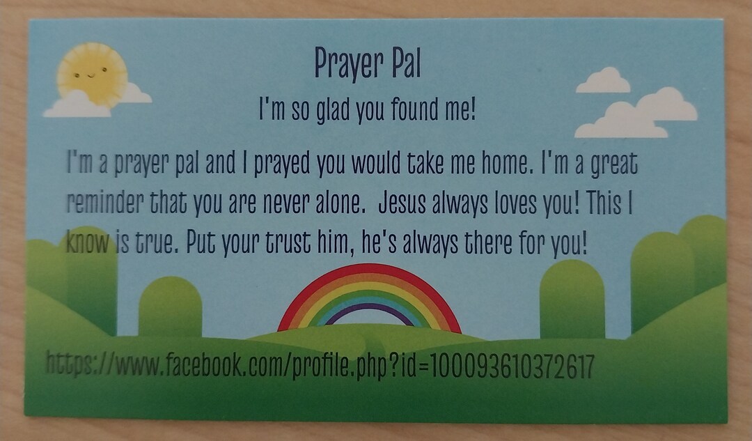 Prayer Pal QR Code Card - Etsy