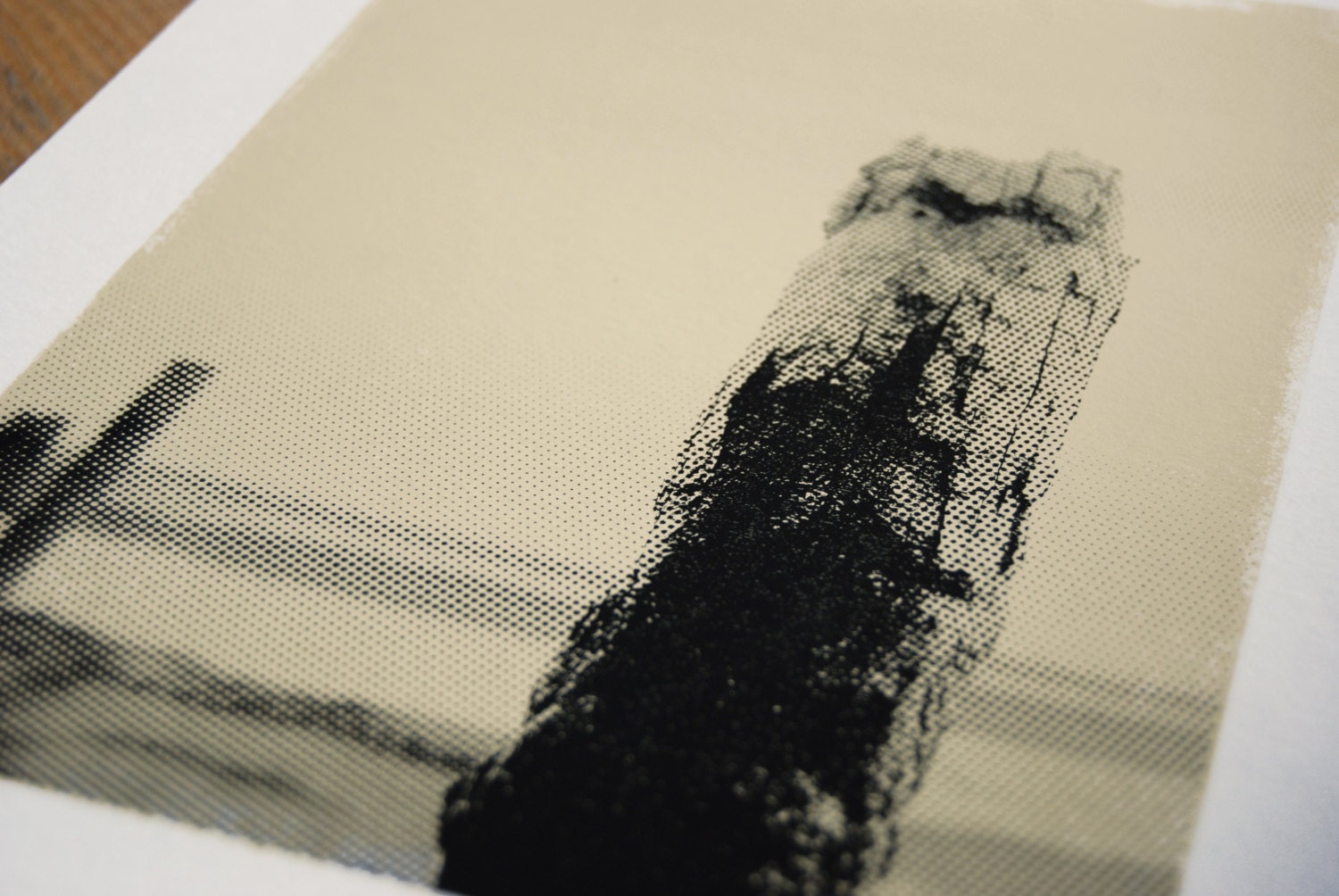 Rusty Marker Post Screenprint – Beach House Wall Art - Etsy