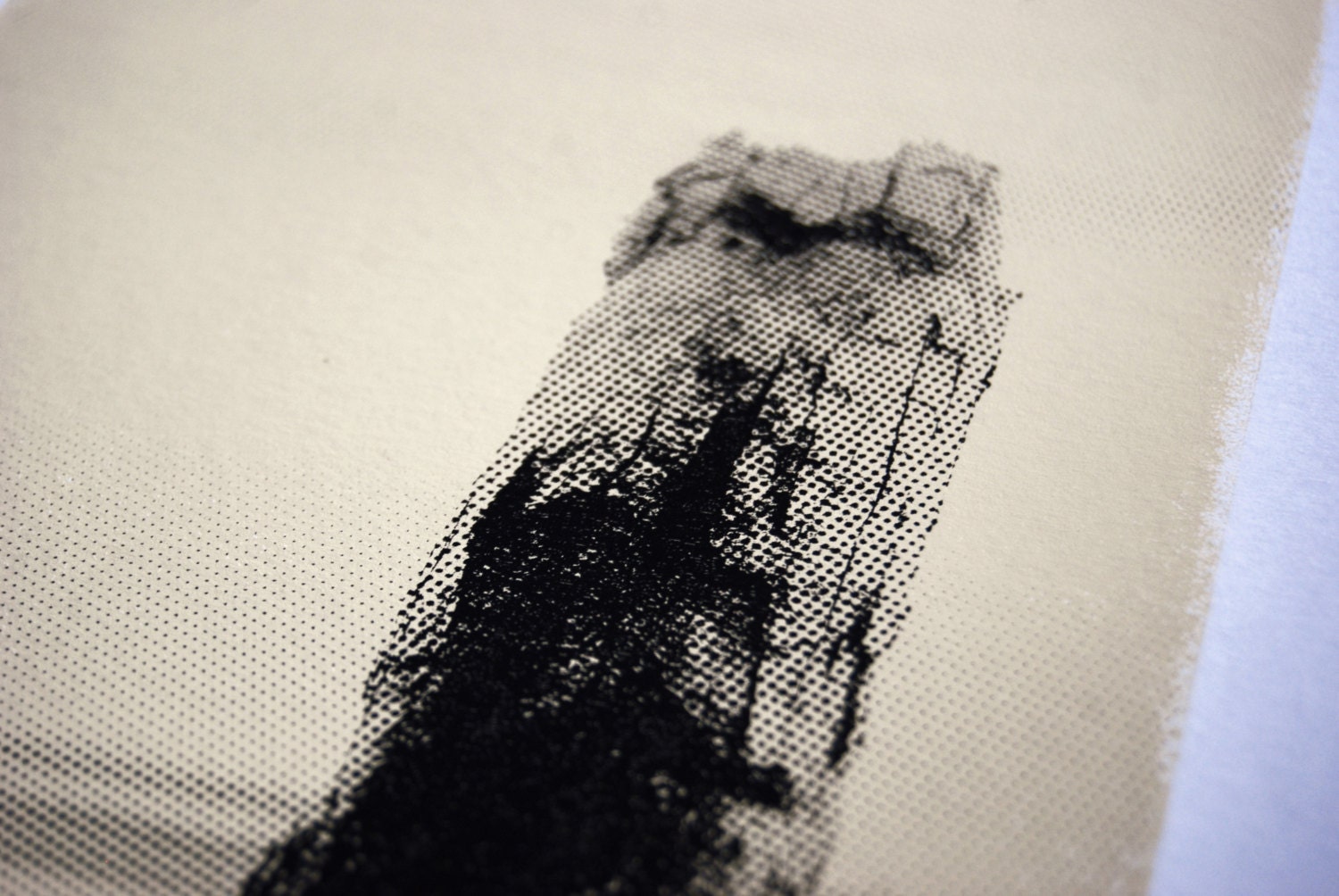 Rusty Marker Post Art Print - Screenprint Wall Art, Beach Inspired Art ...