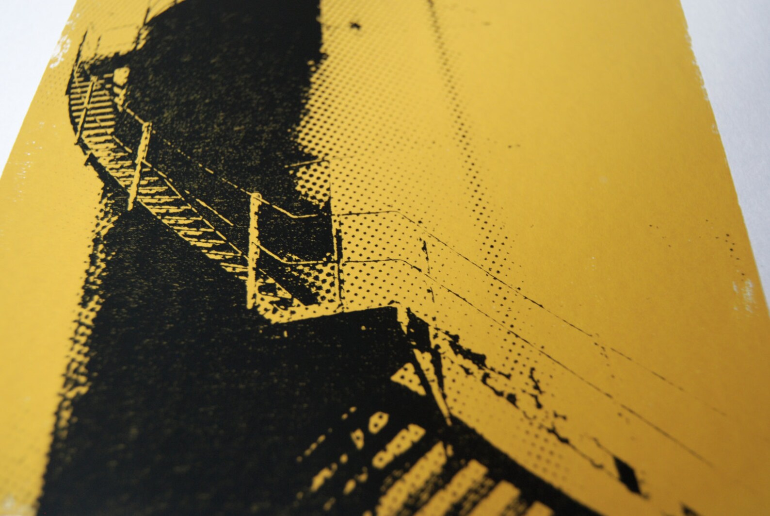 Water Tower Screenprint - Industrial Art Print, Architecture Art Print ...