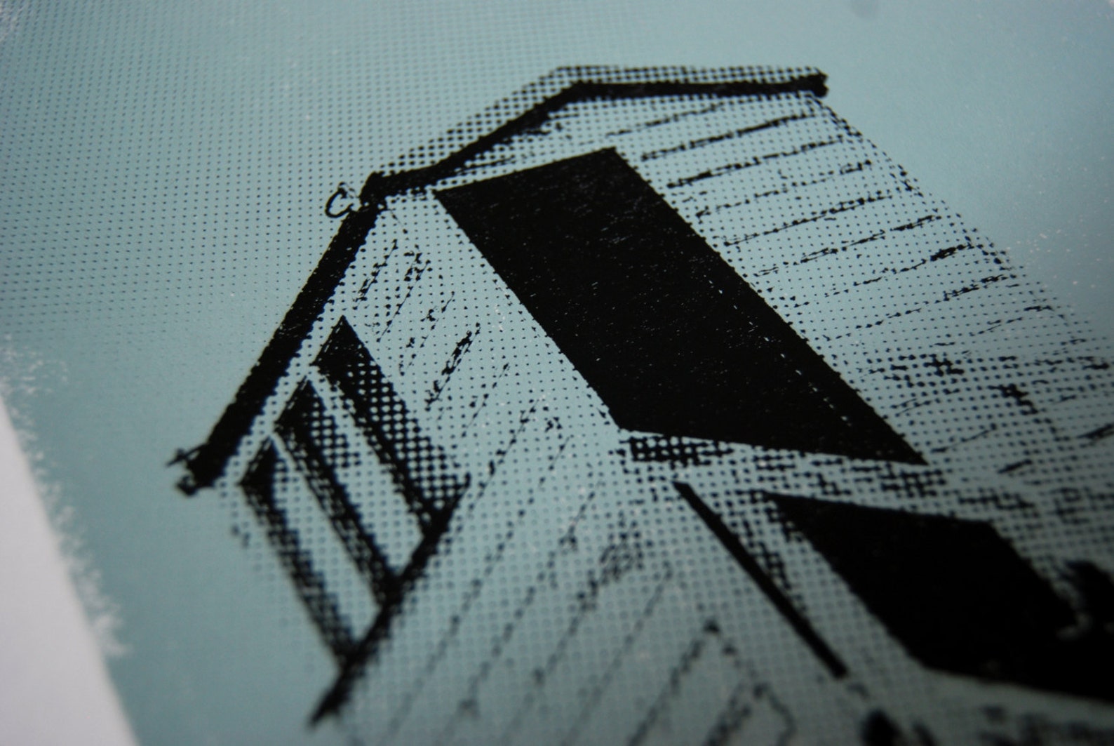 Beach Rescue Tower Art Print - Screenprint Wall Art, Beach Watchtower ...