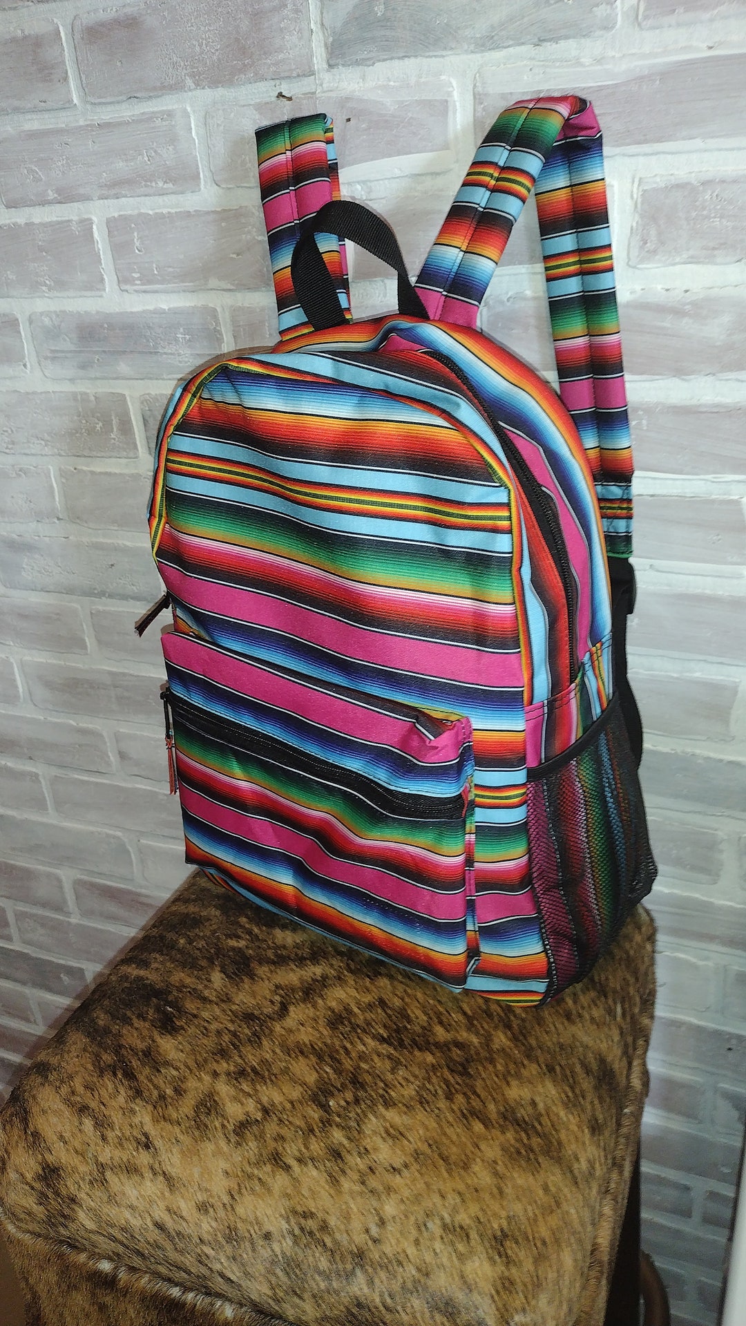 Serape Backpack! Ready to Ship. Add Note of Free Name - Etsy