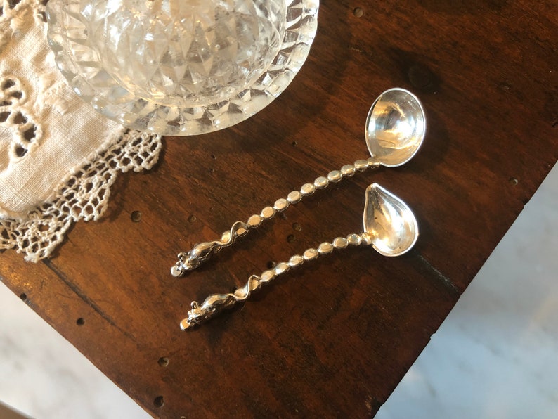 Miniature Ladle Set in Sterling Silver for Large Scale Dollhouse or 1:6 ...