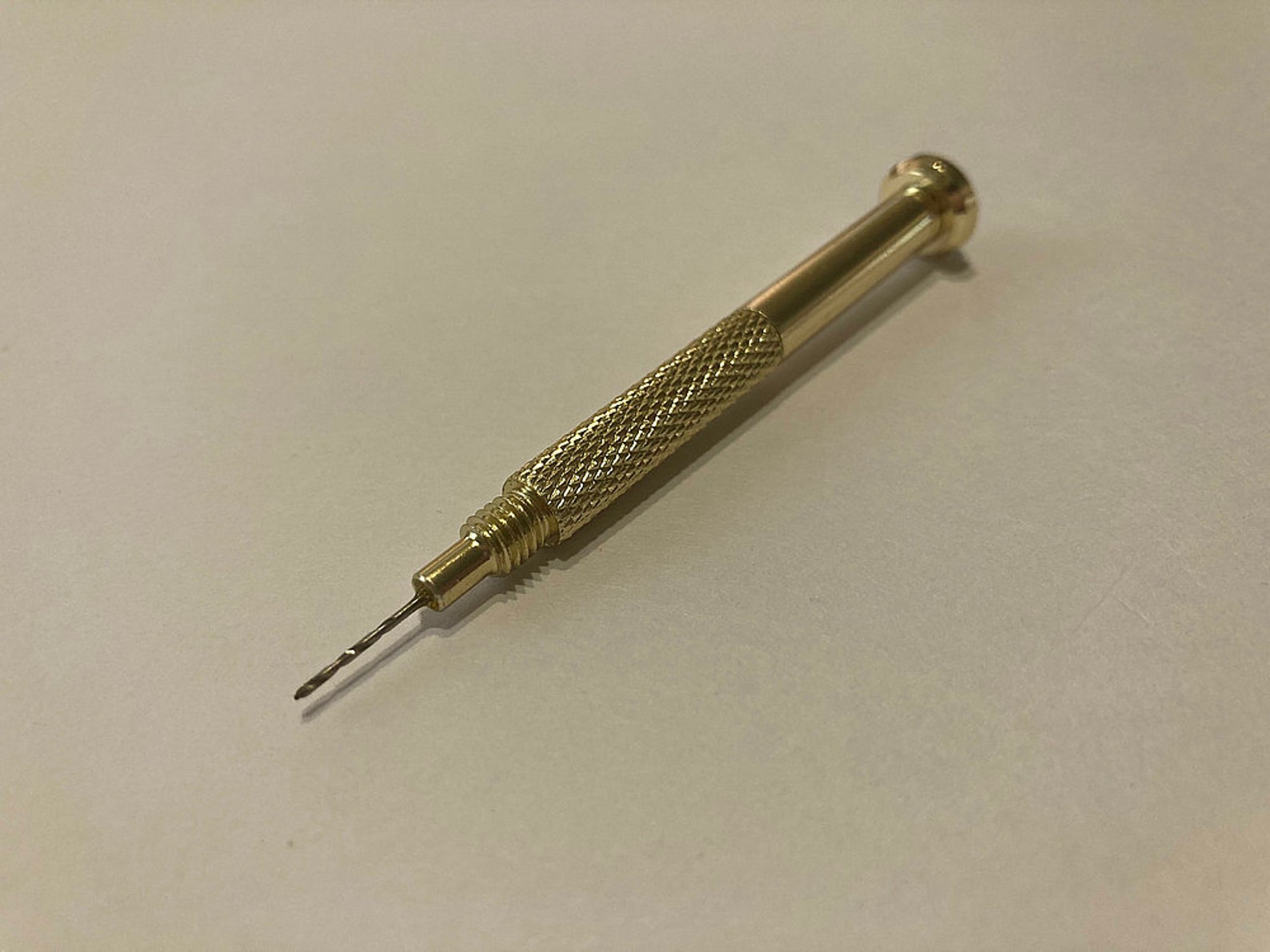 Gold Nail Art Nail Piercing Hand Tool Drill With Colored Jewel - Etsy