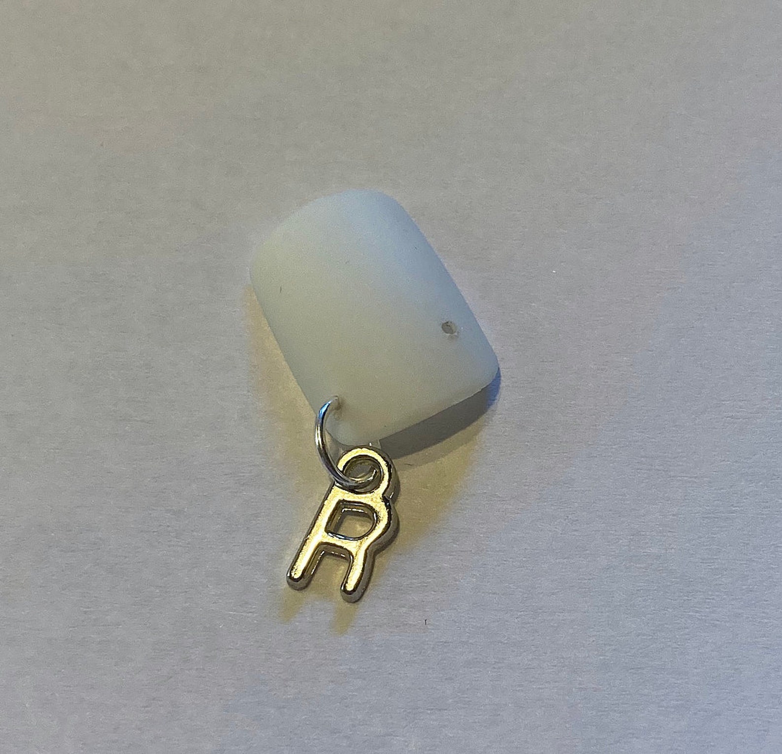 Mini Silver Alphabet Letter Charms - Etsy