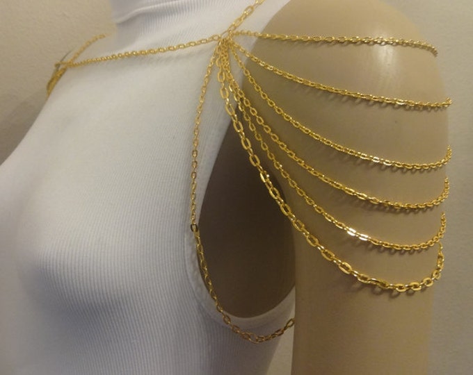 Shoulder Chain Choker - Etsy