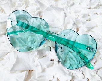 Heart sunglasses | Etsy