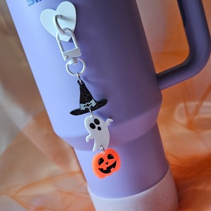 Stanley Cup Halloween Charm With Holder - Yeti Cup Charms - Hydro Flask ...