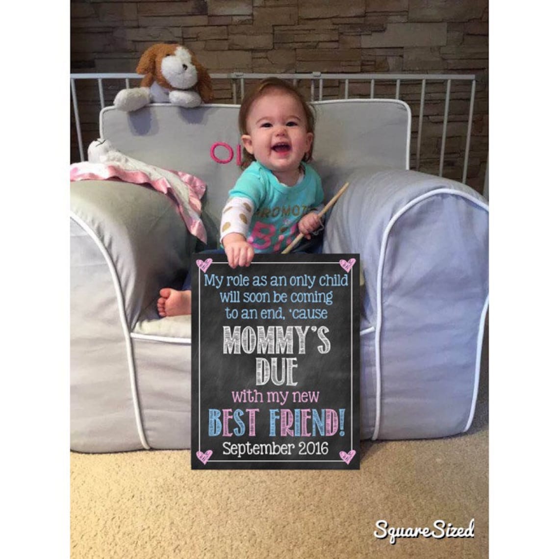 Pregnancy Reveal Pregnancy Announcement Big Brother Big Etsy