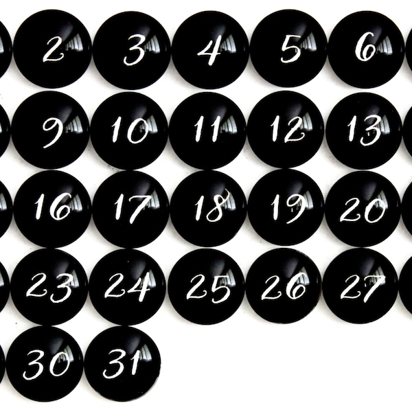 Number Magnets - Etsy