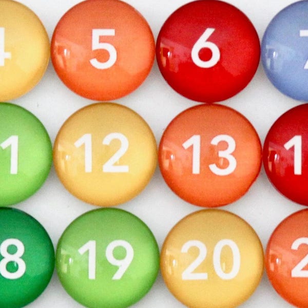 Number Magnets - Etsy