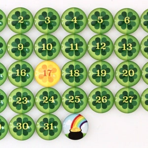 Number Magnets for March - Shamrocks | St. Patrick's Day Whiteboard ...