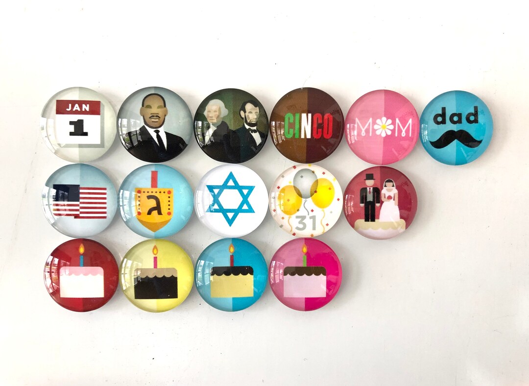 Mini Set of Holiday Magnets | Exclusive Seasonal Companion Collection ...