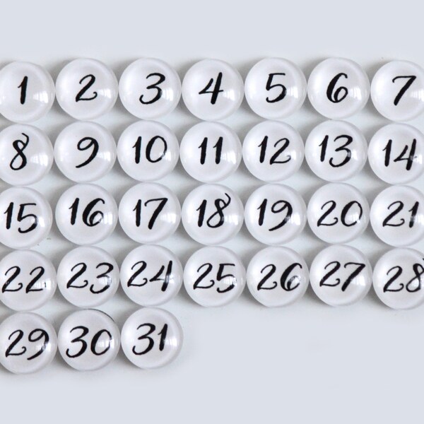 Number Magnets - Etsy