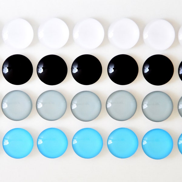 Round Glass Magnets - Etsy