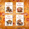 Printable Thanksgiving Card, Downloadable Autumn Fall Greetings Card ...