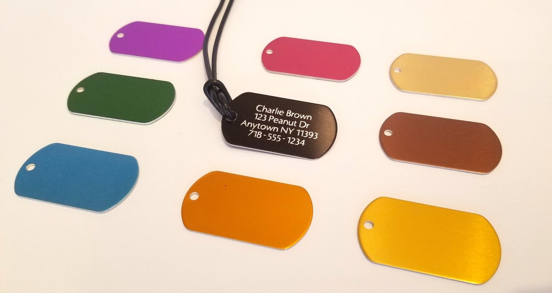 Luggage Tag (4) Id Tag Diamond Engraved Luggage Tag With Strap Tag ...