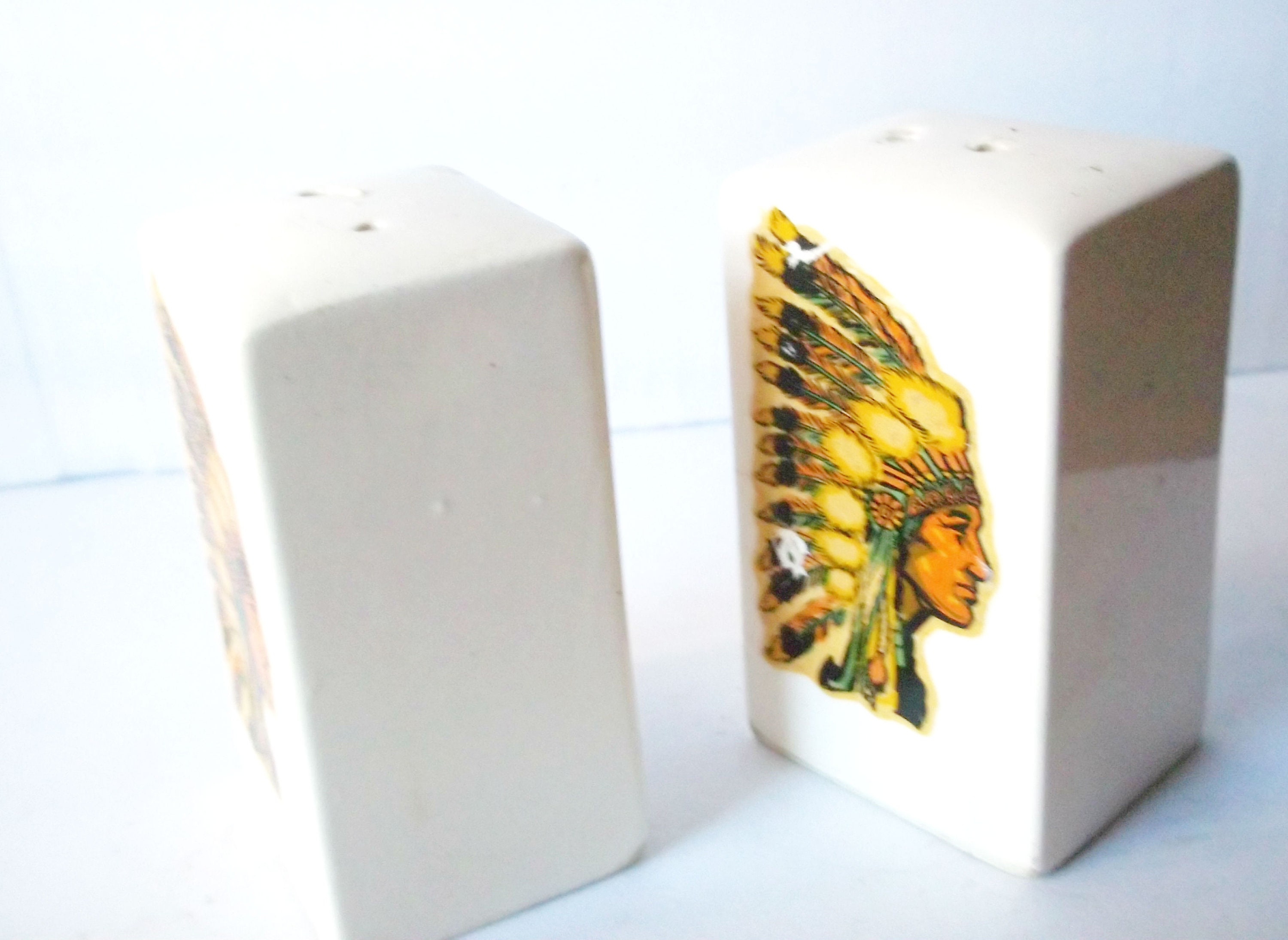 Vintage Native American Salt and Pepper Shakers - Etsy