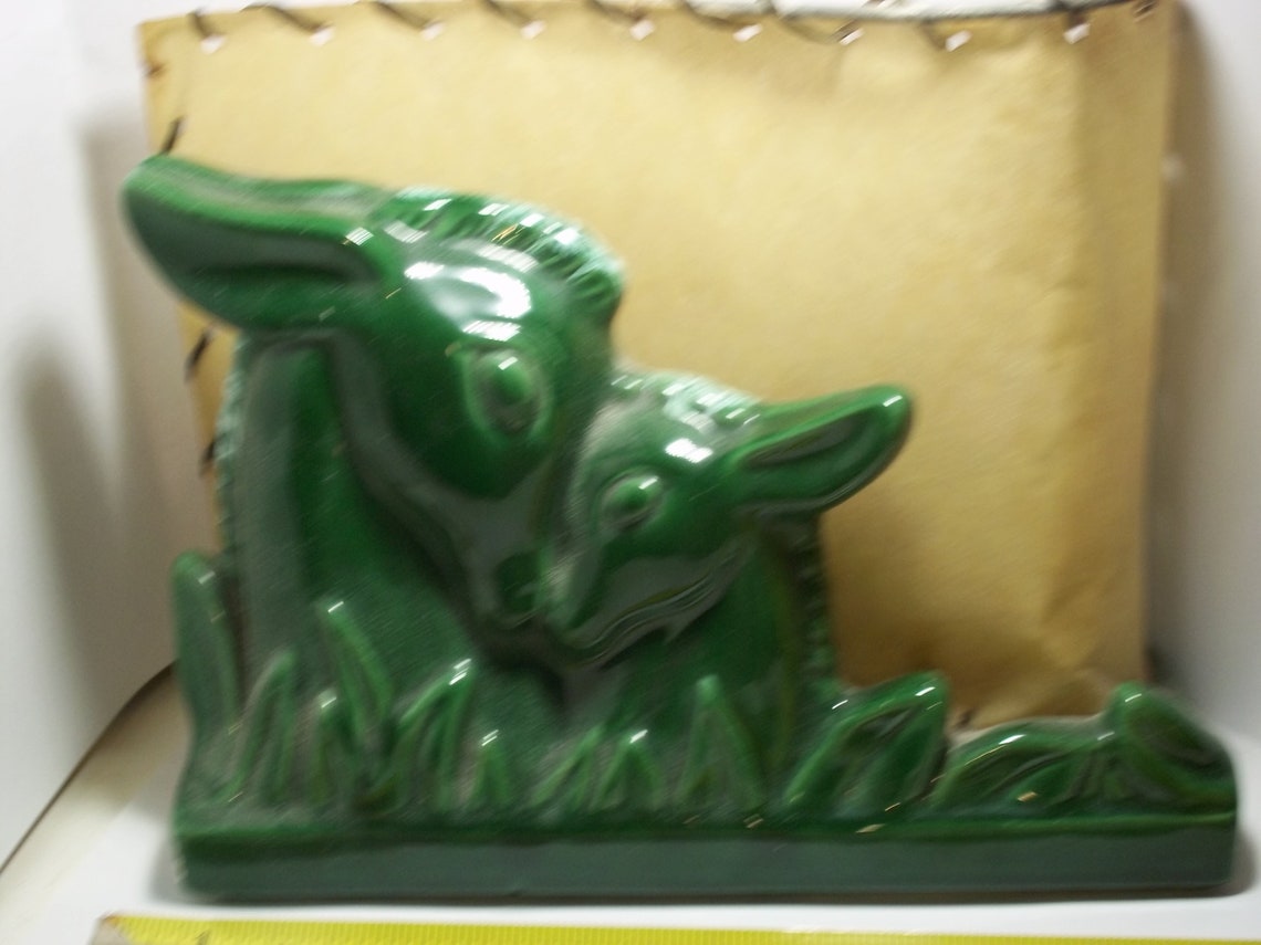 Vintage Royal Haeger* Deer Pottery TV Lamp - Etsy
