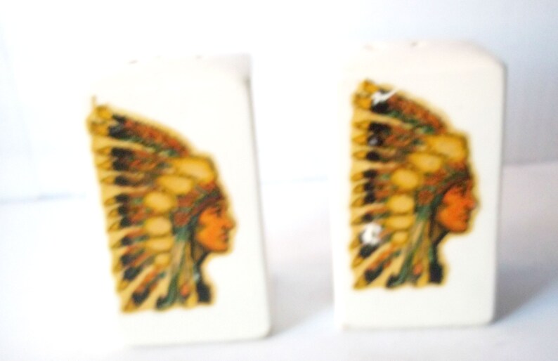 Vintage Native American Salt and Pepper Shakers - Etsy