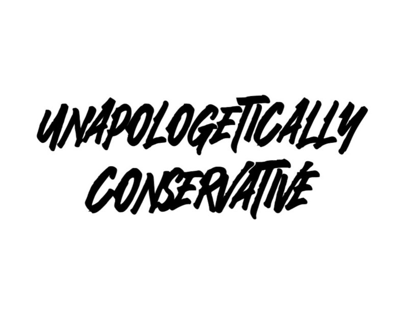 Unapologetically Conservative Decal - Car Bumper Sticker - Etsy