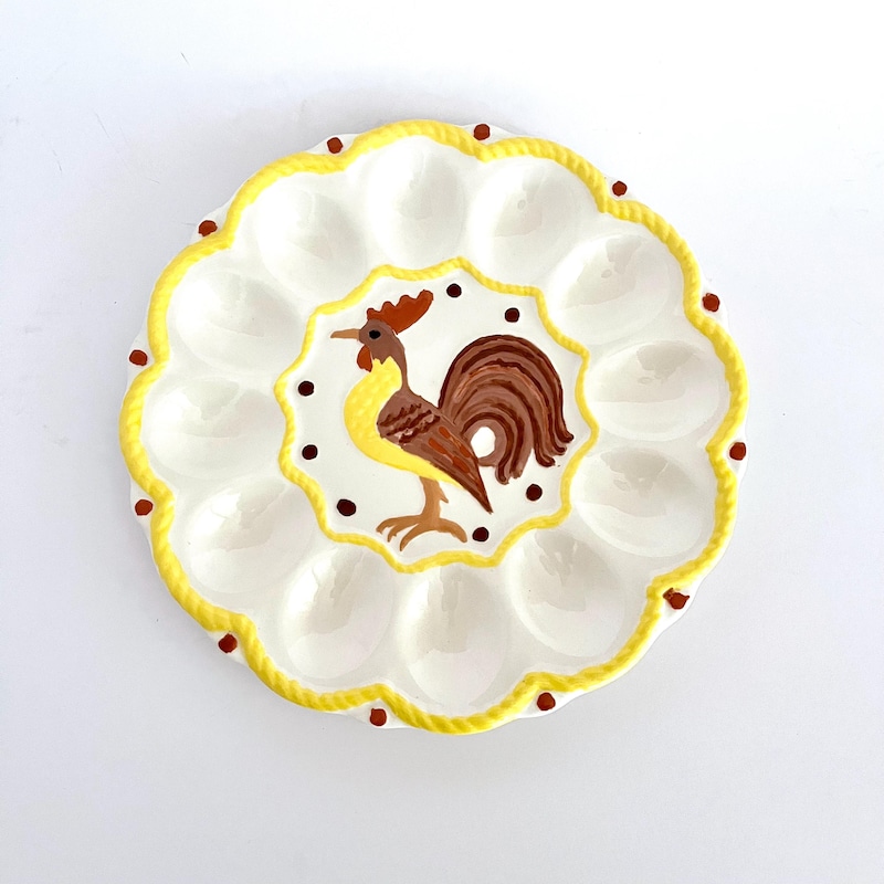 Deviled Egg Plate Vintage - Etsy