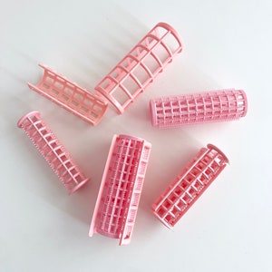 PINK HAIR CURLERS Set of 17 Vintage Beauty Parlor Barbie - Etsy