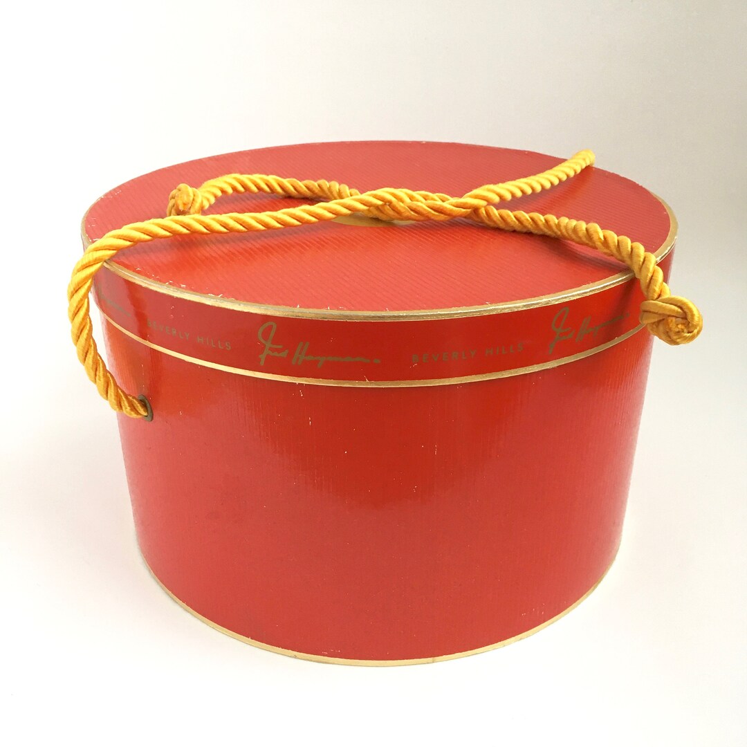 FRED HAYMAN, Vintage HATBOX, Fragrance Packaging, Beverly Hills ...