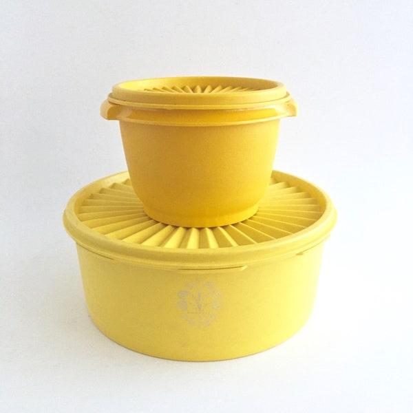 Yellow Tupperware - Etsy