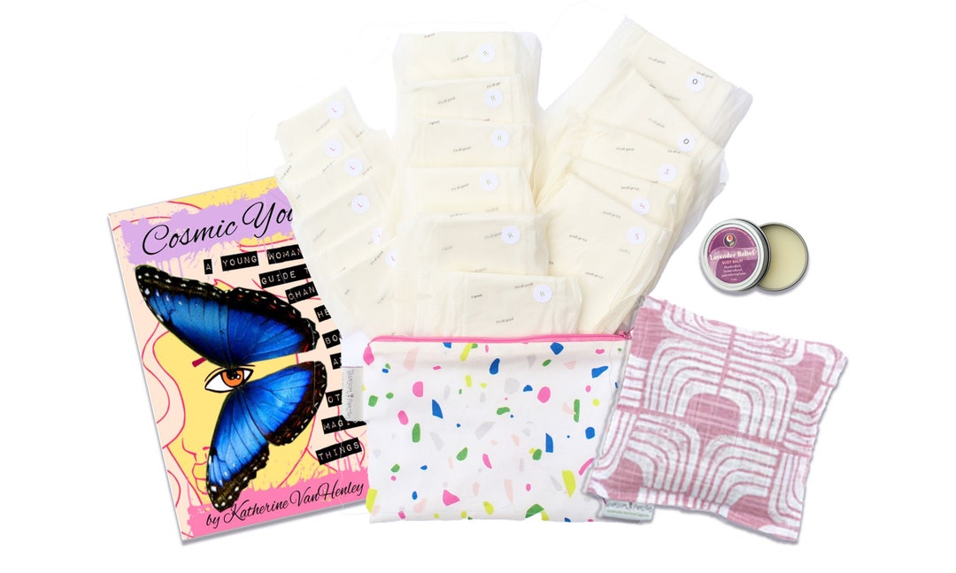 Moonflower First Period Kit, First Period Gift, Survival Kit for Tweens ...