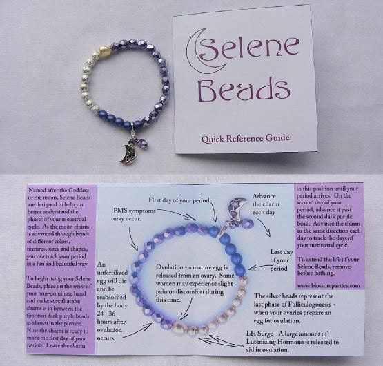 Period Tracking Bracelet, Selene Beads Bracelet,tween Jewelry ...
