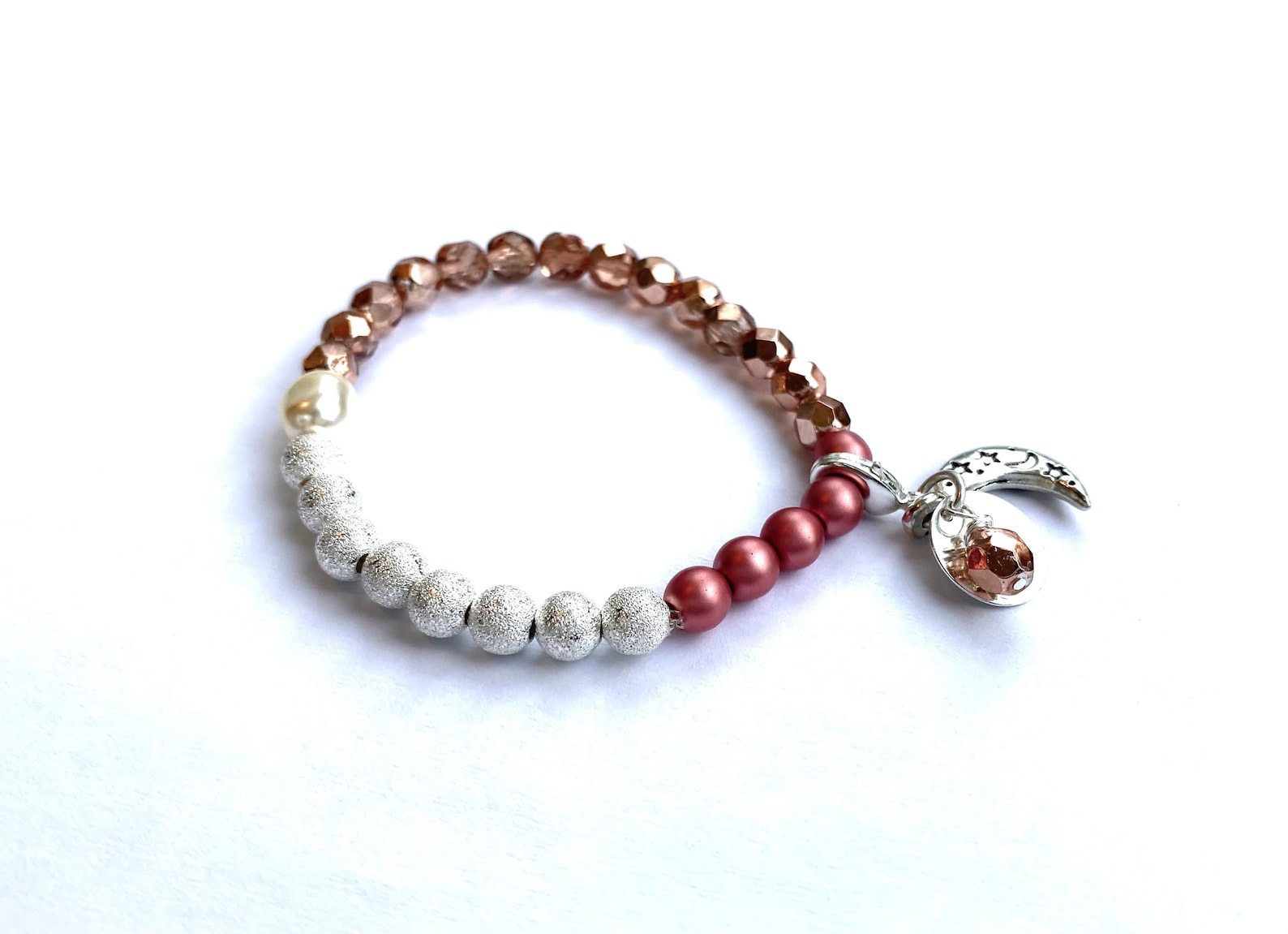 Period Tracking Bracelet, Selene Beads Bracelet, Menstruation Bracelet ...