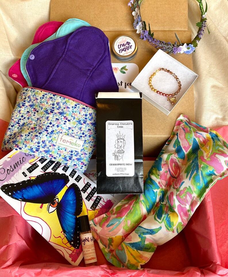 Wildflower First Period Kit First Period Gift Survival Kit | Etsy