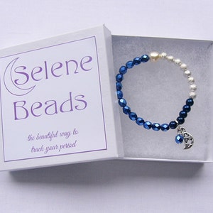 Period Tracking Bracelet, Selene Beads Bracelet, Tween Jewelry ...