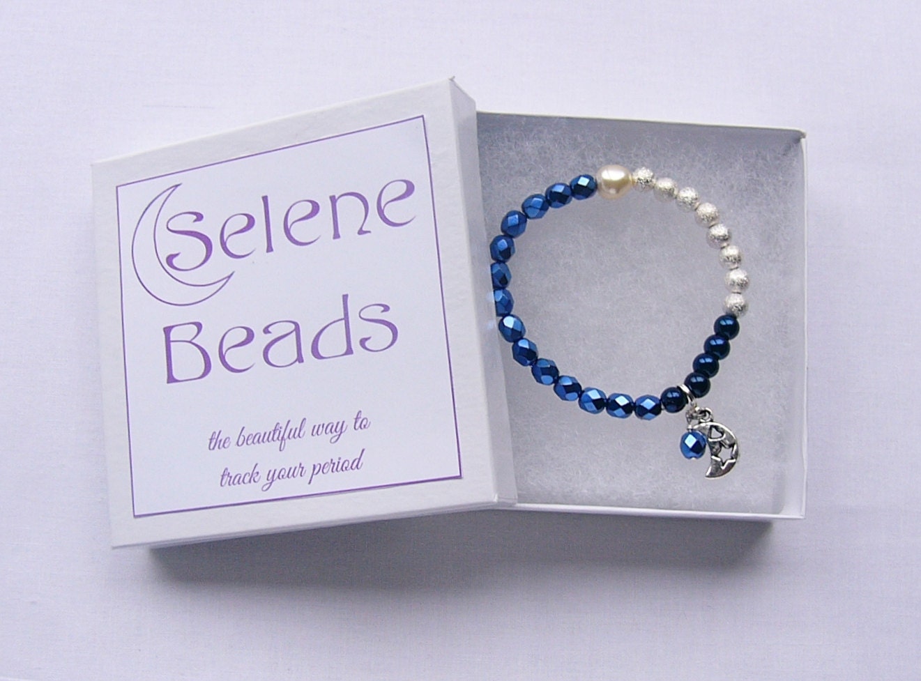 Period Tracking Bracelet, Selene Beads Bracelet, Tween Jewelry ...