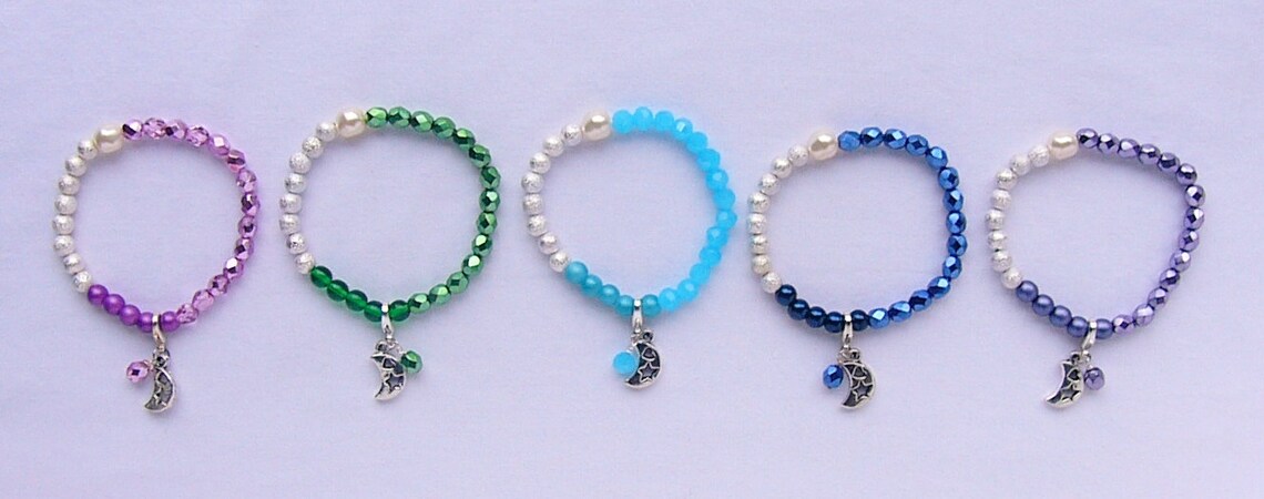 Period Tracking Bracelet, Selene Beads Bracelet, Menstruation Bracelet ...