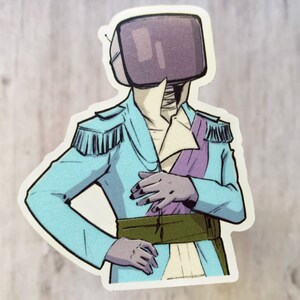 Saga Comic Prince Robot IV Die Cut Vinyl Sticker Comic Art - Etsy