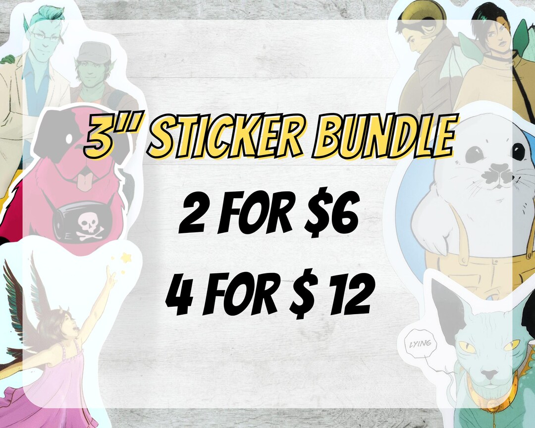 Saga Sticker Bundle • Buy 2 for 6 • 4 for 12 • Vinyl • Sticker Set ...