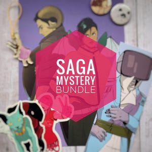 Saga Comics Mystery Bundle • Mini Print • Stickers • Button • Blind Bag ...